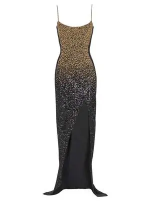 Balmain Embellished Long Dress - Multi