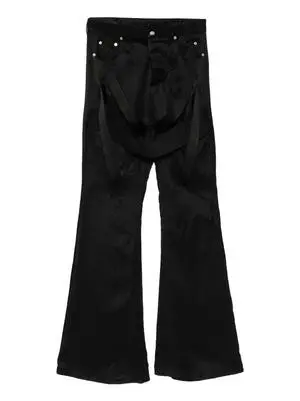 Rick Owens Megastrapped Bib Pants - Black