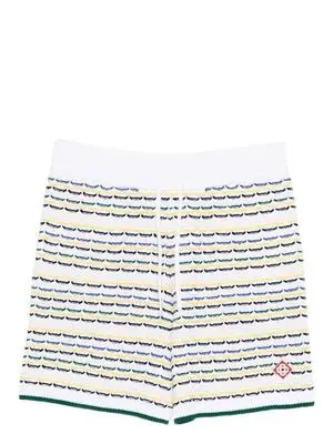 Casablanca Graphic Patterned Cotton Shorts - Multi