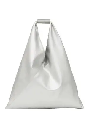 MAISON MARGIELA MM6 MAISON MARGIELA Japanese Folded Triangular Tote Bag Metallic