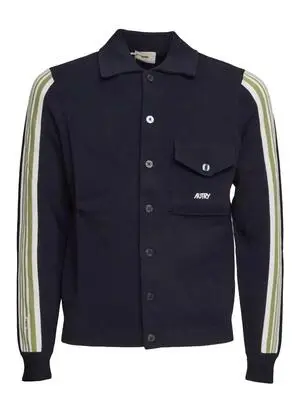 AUTRY Striped Jacket - Blue