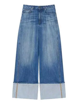 Marni Cuffed Jeans - Blue