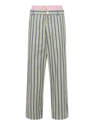 Marni Striped Wide-leg Pants - Multi