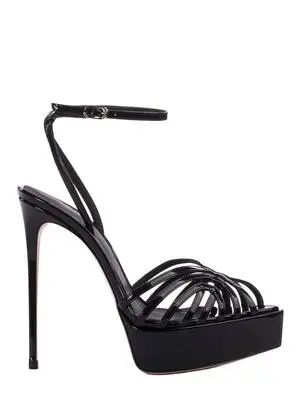LE SILLA Embrace Platform Stiletto Sandals - Black