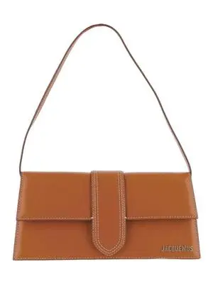 Jacquemus The Long Bambino Leather Flap Crossbody Bag - Brown