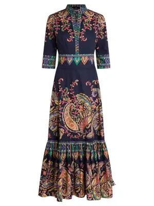 ETRO ETRO Long Paisley Print Dress