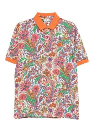 Etro Paisley Print Polo - Multi