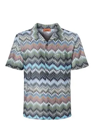 Missoni Short-sleeved Zigzag Shirt - Multi