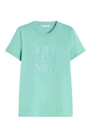 Max Mara Logo Detail T-shirt - Blue