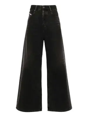 DIESEL® D-sire Wide-leg Jeans - Black