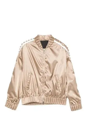 Balmain Quilted Bomber Jacket - Metallic