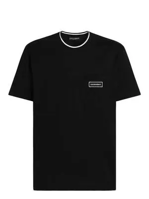Casablanca Cotton T-shirt With Logo - Black