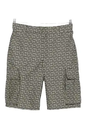 Balmain Monogram Cargo Shorts - Multi