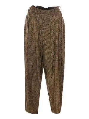 UMA WANG Priya Geometric Pattern Trousers - Multi