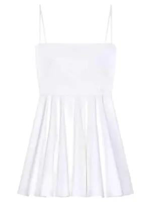 Givenchy Poplin Mini Dress With Slit - White