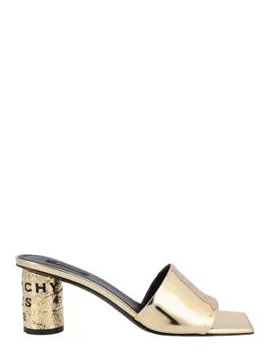 Givenchy Logo Mules - Metallic