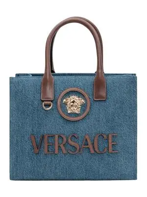 Versace Medusa Head Tote Bag - Blue