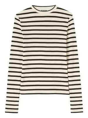 Tory Burch Jil Sander Striped Cotton T-shirt - Multi