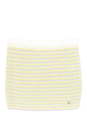CASABLANCA Casablanca Striped Bourgeois-Style Miniskirt