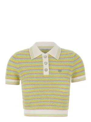 Casablanca Striped Polo Shirt - Multi