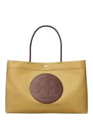 Tory Burch Ella Twist Reversible Tote Bag - Brown