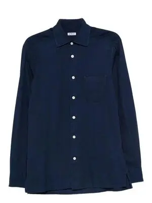 Kiton Long Sleeve Button Down Shirt - Blue