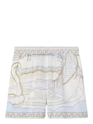 Tory Burch Printed Camp Shorts - Multi