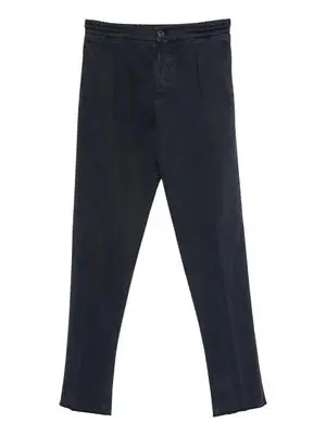 Kiton Tailored Stretch Pants - Blue