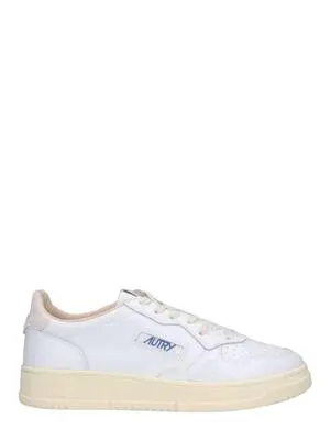 AUTRY Medalist Low Bj04 Leather/suede Sneakers - White