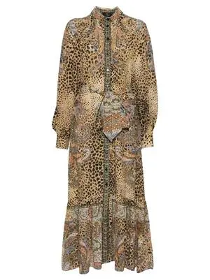 ETRO ETRO Midi Dress With Paisley Animal Print
