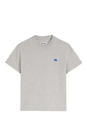 JIL SANDER Crew-neck Cotton T-shirt - Grey