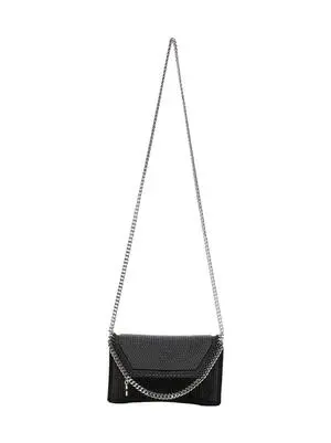 Stella McCartney Falabella Sequin Shoulder Bag - Black