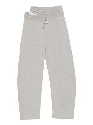 Attico Vintage Gray Joggers With Cutout Detail - Grey