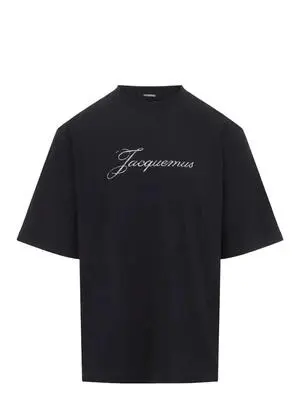 Jacquemus Logo-print T-shirt - Black