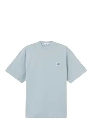 Stone Island T-shirt With Logo Patch - Grey