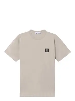 Stone Island Logo-patch T-shirt - Grey
