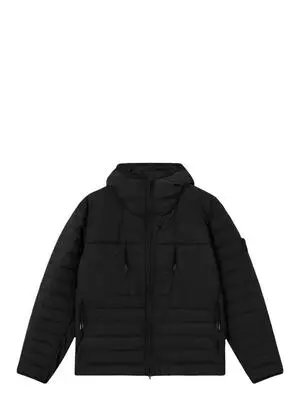 Stone Island Padded Hooded Jacket - Black