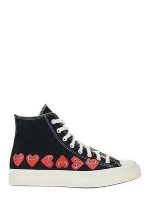 Play Comme Des Garcon High Top Sneakers - Black