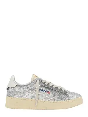 AUTRY Dallas Low Sparkling Sequined Sneakers - Metallic