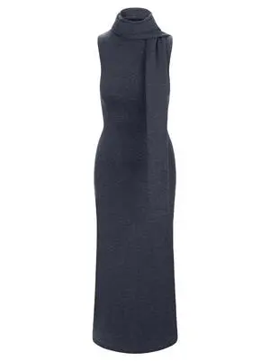 Staud Canal Midi Dress - Grey