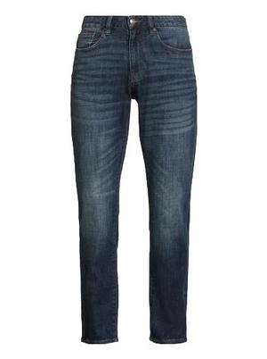 Armani Exchange Tapered Jeans In Denim - Blue