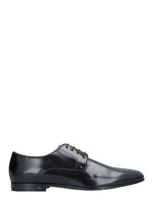 Dolce & Gabbana Calfskin Lace-up Oxford Shoes - Black