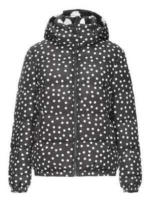 Dolce & Gabbana Polka Dot Puffer Jacket - Black