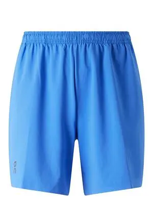 On Straight-leg Shell Shorts - Blue