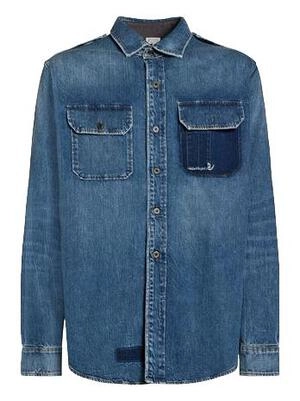 MAISON MARGIELA Denim Shirt Size Cotton - Blue