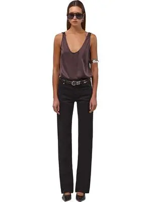 SAME DENIM The Perfect Jean Straight Leg - Black