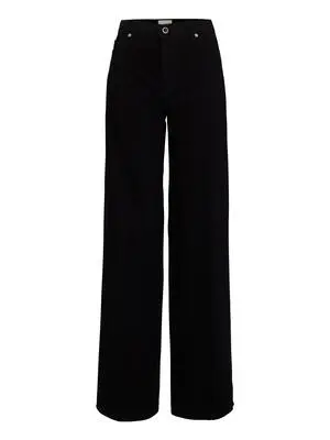 SAME DENIM The Wide Leg Jean - Black