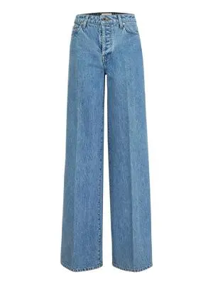 SAME DENIM The Wide Leg Jean - Classic Blue