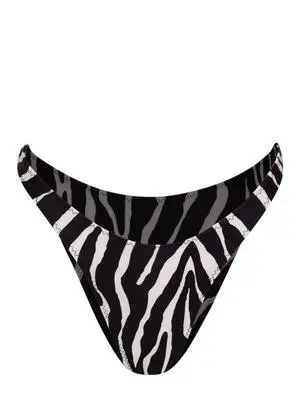 SAME LOS ANGELES SAME LOS ANGELES 90s High-Cut Bottoms Zebra