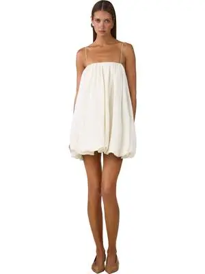 SAME Bubble Mini Dress - Cream